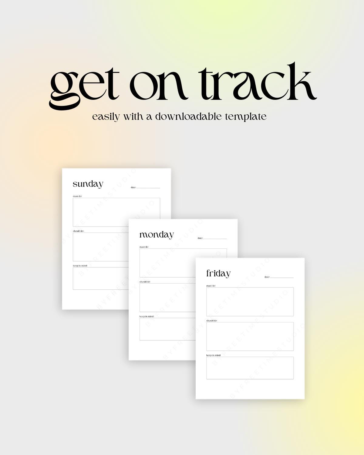 2025 Weekly Daily Planner Habit Tracker Printable Downloadable Template ...