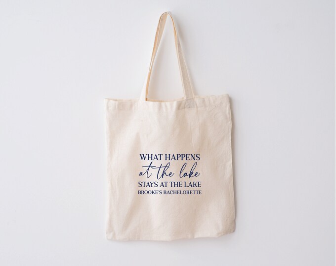 Lake Life Tote Bag. River Bachelorette or Girls Weekend Tote Bag ...