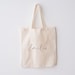 Customizable Name Tote Bag, Personalized Canvas Tote - Etsy