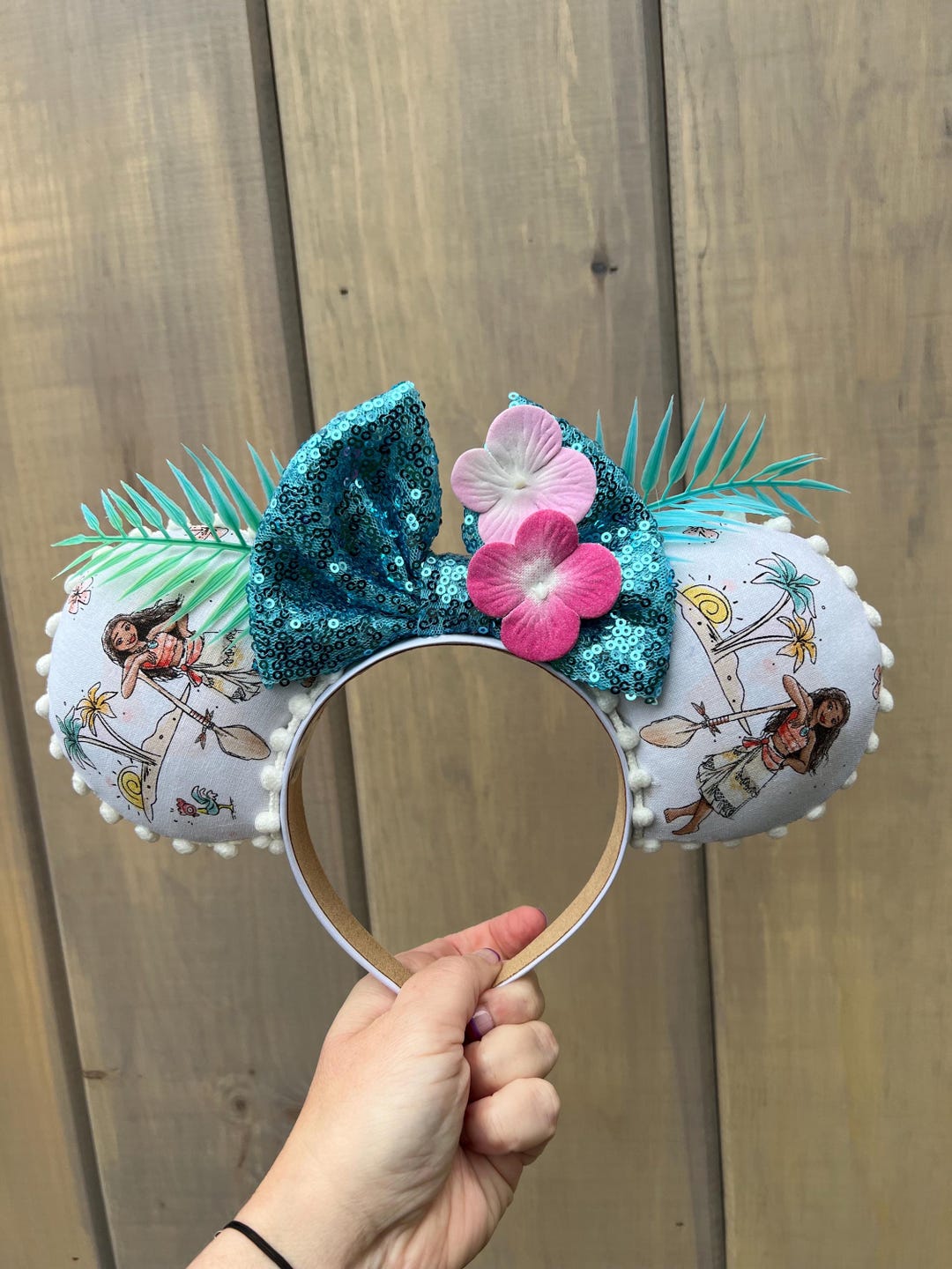Disney Inspired Moana Mouse Ears - Etsy