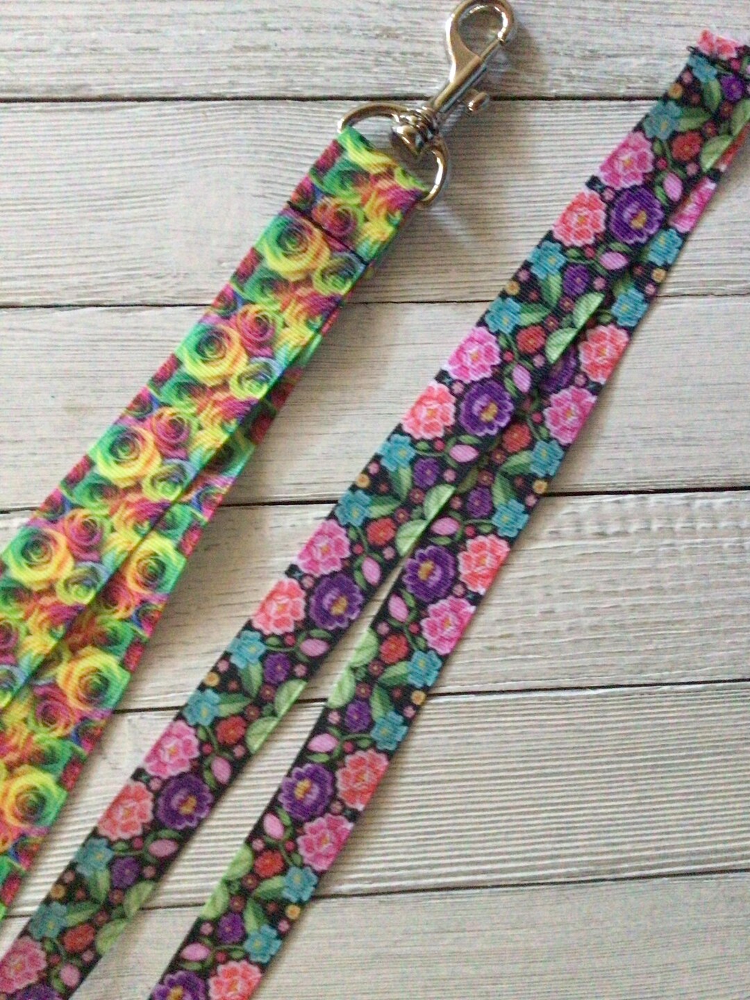 Boho Hippie Chick Roses Flower Lanyard Birthday Gift Retirement Gift - Etsy