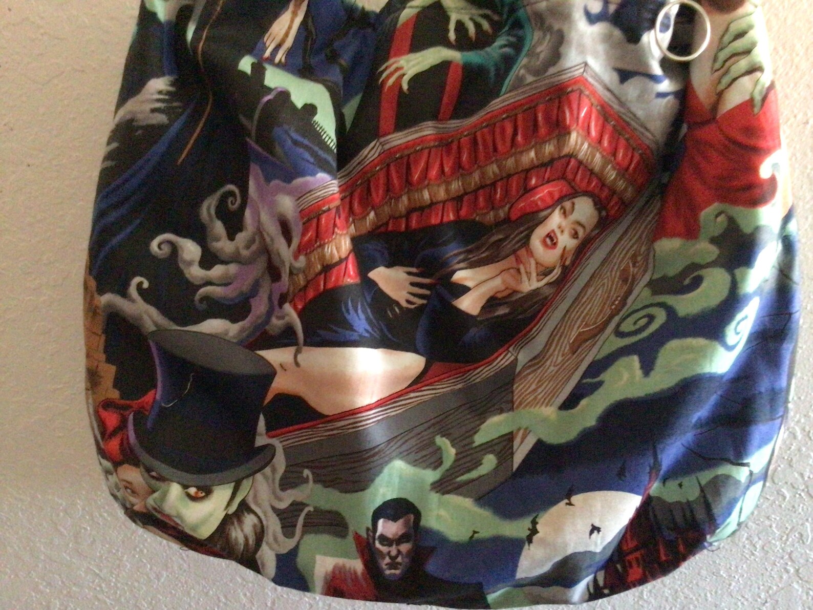 Horror Movie Dracula Vampire Witch Large Shoulder Across Body Handbag ...