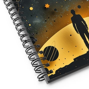 Spiral Notebook Journal Planets Sci-fi Notebook Fantasy Diary Space ...