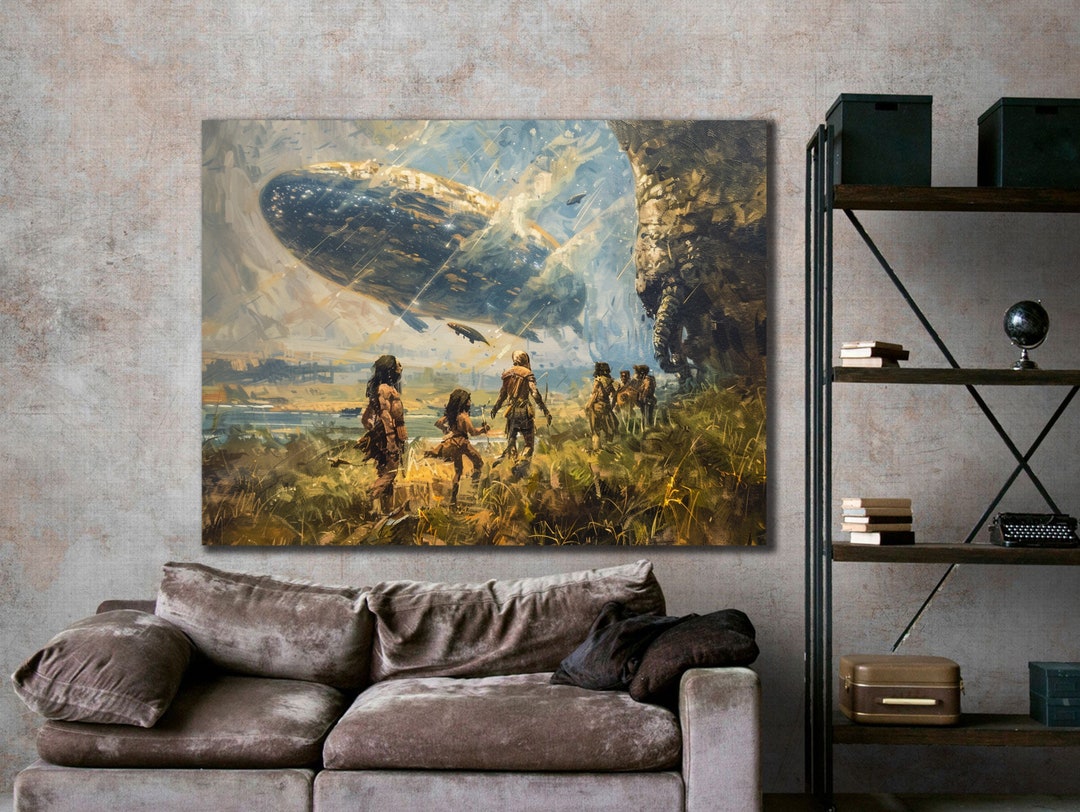 Stone Age Wall Art, Canvas Print, High Quality Living Room Canvas, Free ...
