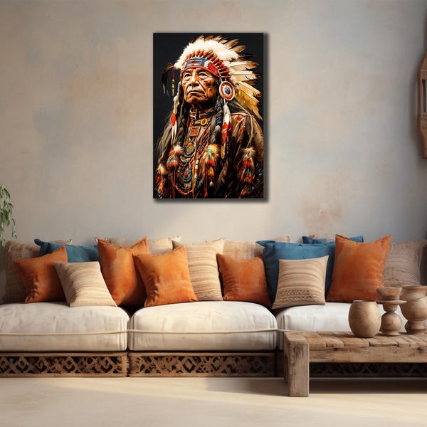 Native American Wall Art - Etsy