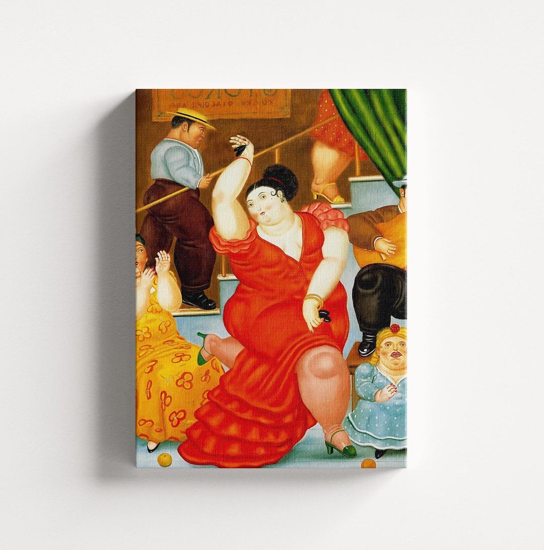 Fernando Botero Canvas Print, Famous Canvas Art, Wall Decoration ...