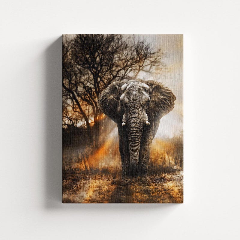 Elephant Poster - Etsy