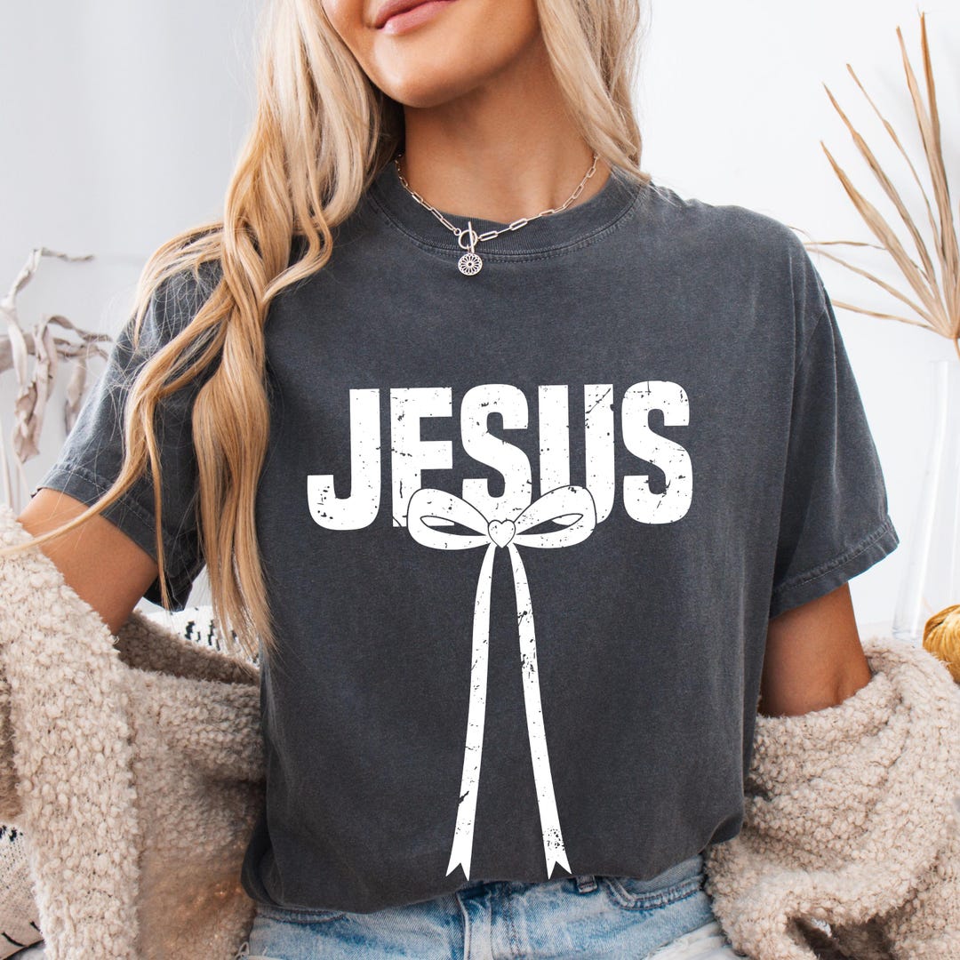 Jesus Bow Svg: Christian Faith PNG, Church Shirt SVG (digital Download ...