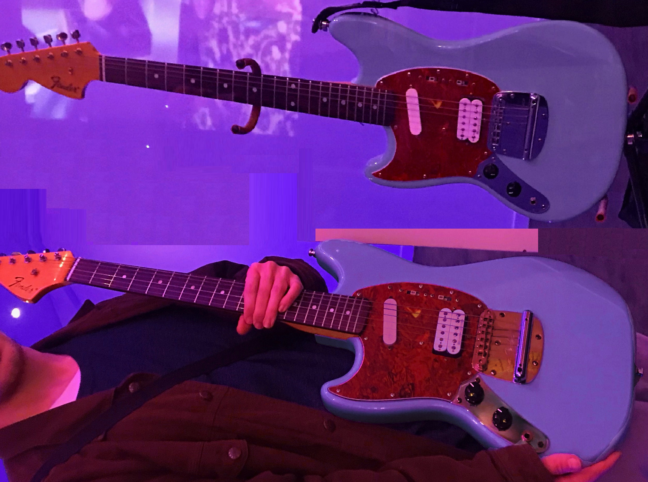 Golpeador réplica del Fender Mustang 'Sky-stang-I' de Kurt Cobain TODAS ...