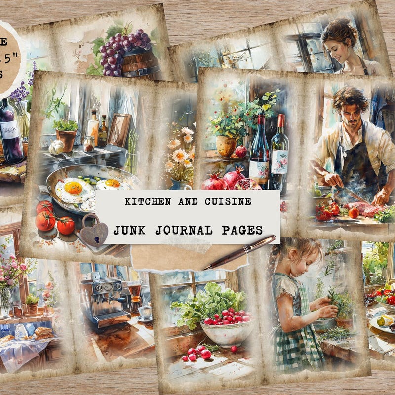 Cooking Junk Journal - Etsy