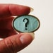 Question Mark Brooch Hand Embroidered - Etsy