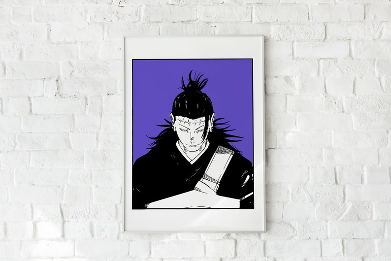 Geto Suguru Poster, Jujutsu Kaisen Anime Poster, Japanese Wall Art ...