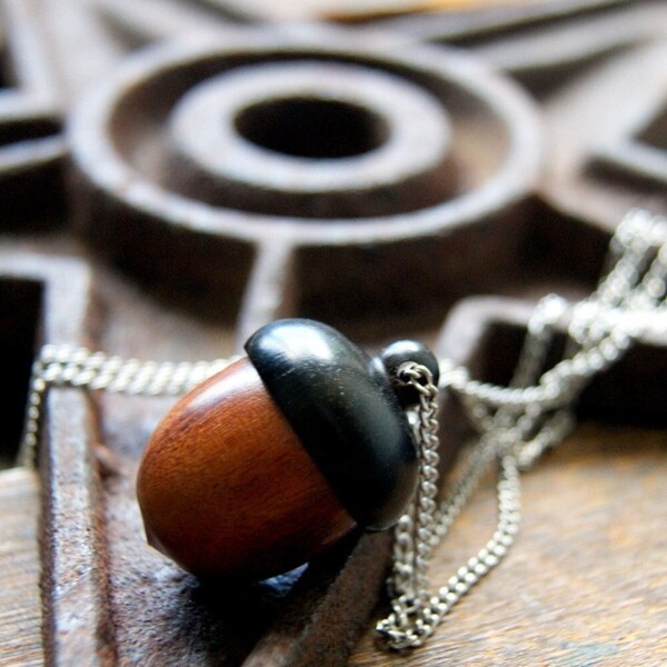 Acorn Locket - Etsy