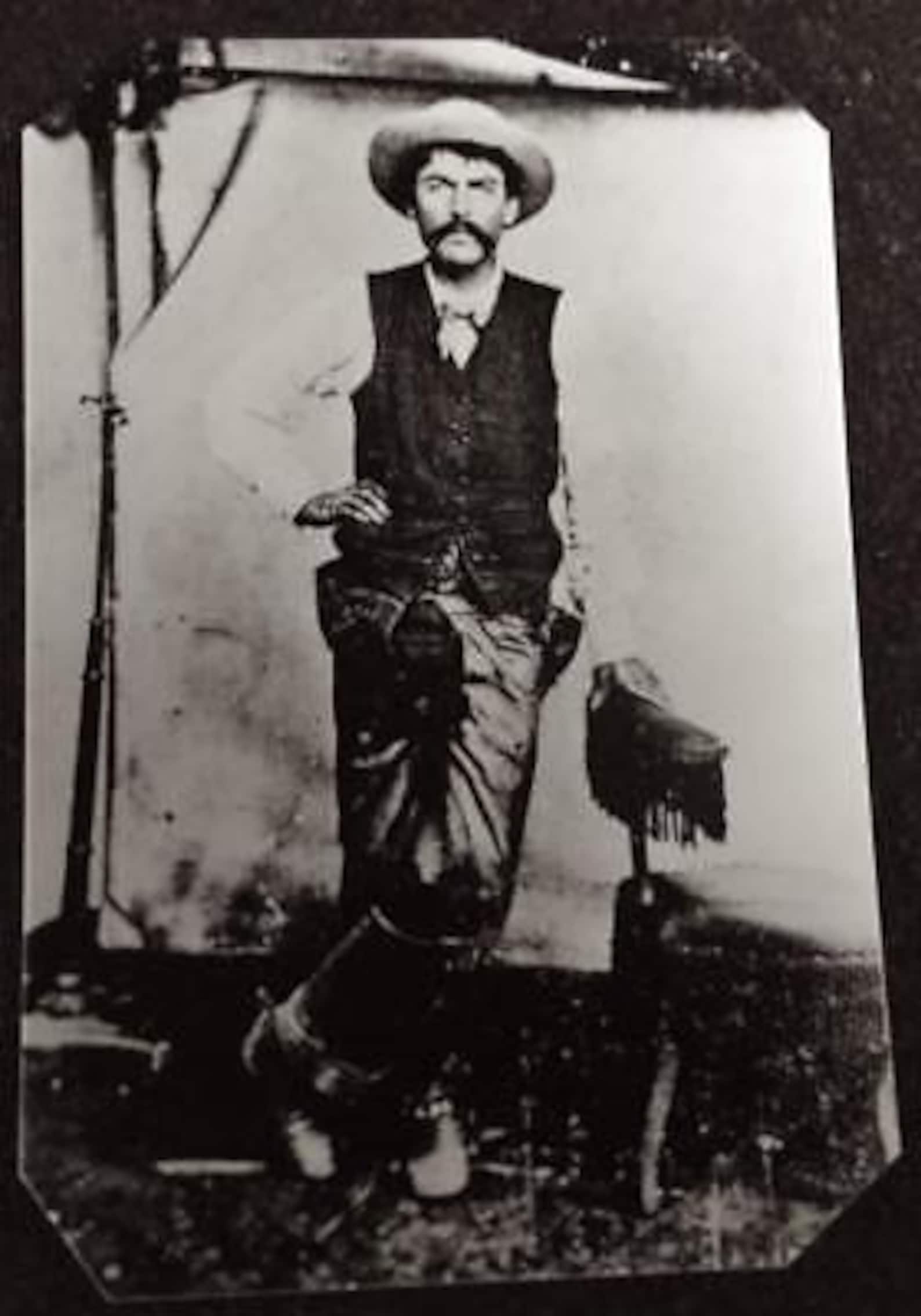 Fred Waite Fought Along Side With Billy the Kid Tintype C624RP - Etsy