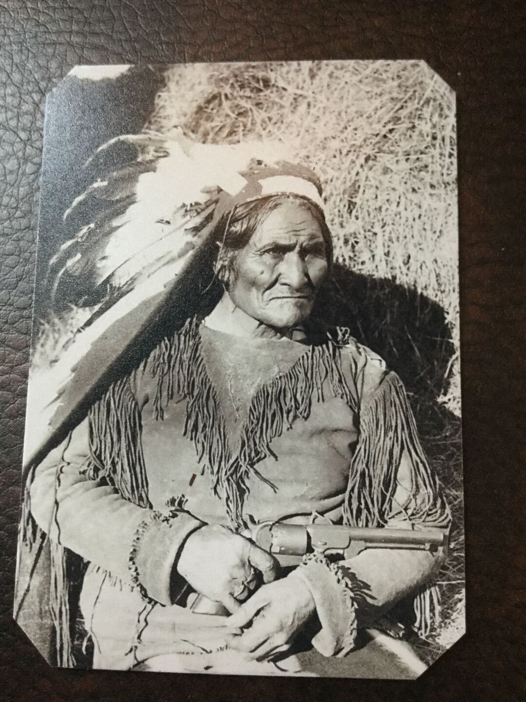 A Rare Depiction of Geronimo With Six Gun Tintype C312RP - Etsy