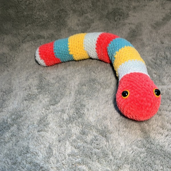 Worm Plush - Etsy