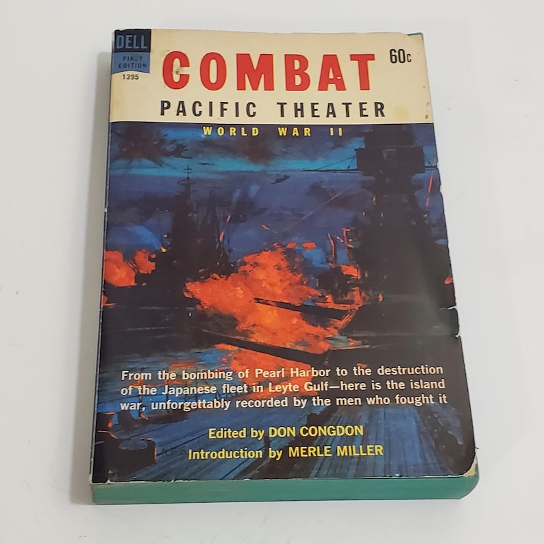 Combat Pacific Theater WWII World War II by Don Congdon DELL Paperback ...