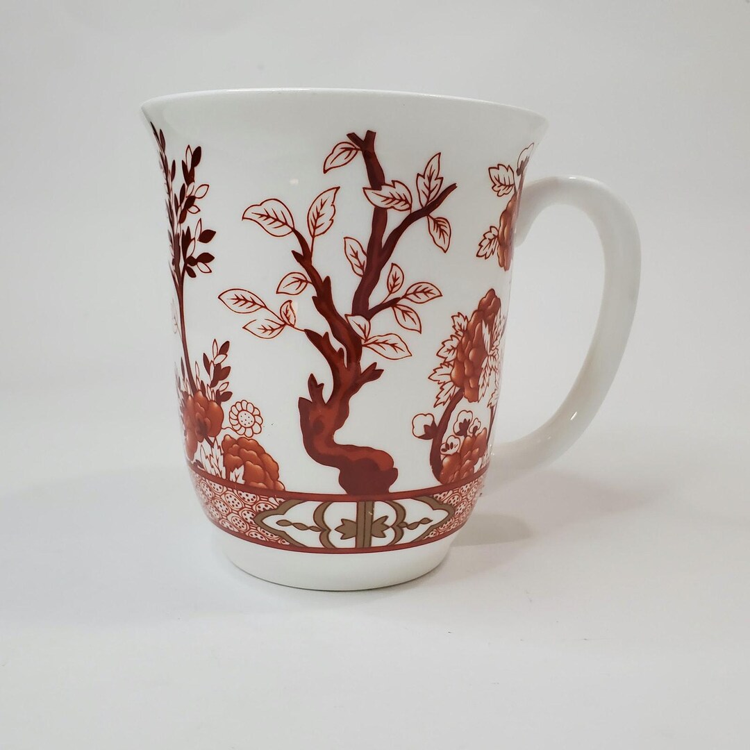 Coalport Indian Tree Coral Coffee Tea Mug 3.75 In. - Etsy