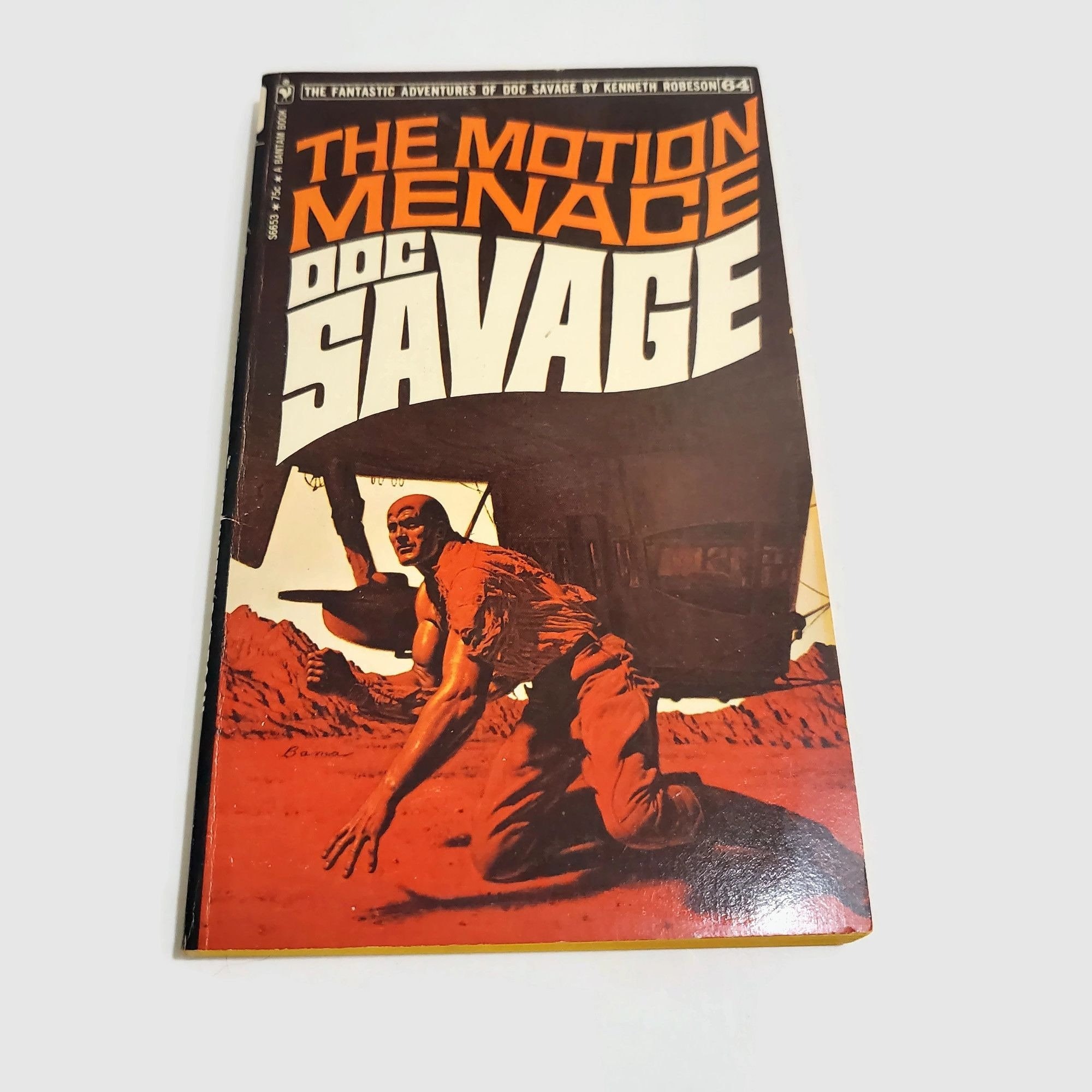 Doc Savage the the Motion Menace Kenneth Robeson Bantam Book - Etsy