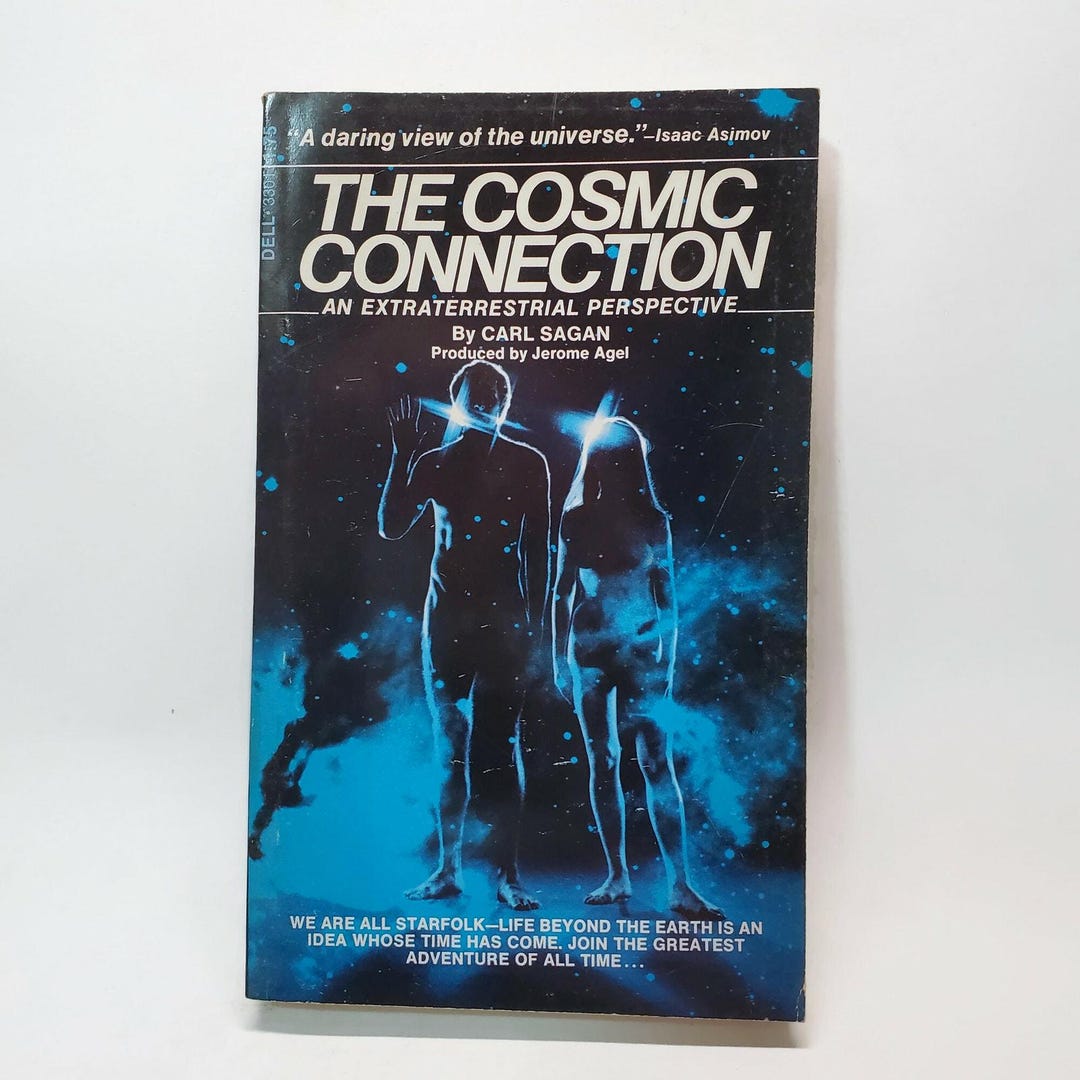 The Cosmic Connection Carl Sagan Paperback 1973 - Etsy