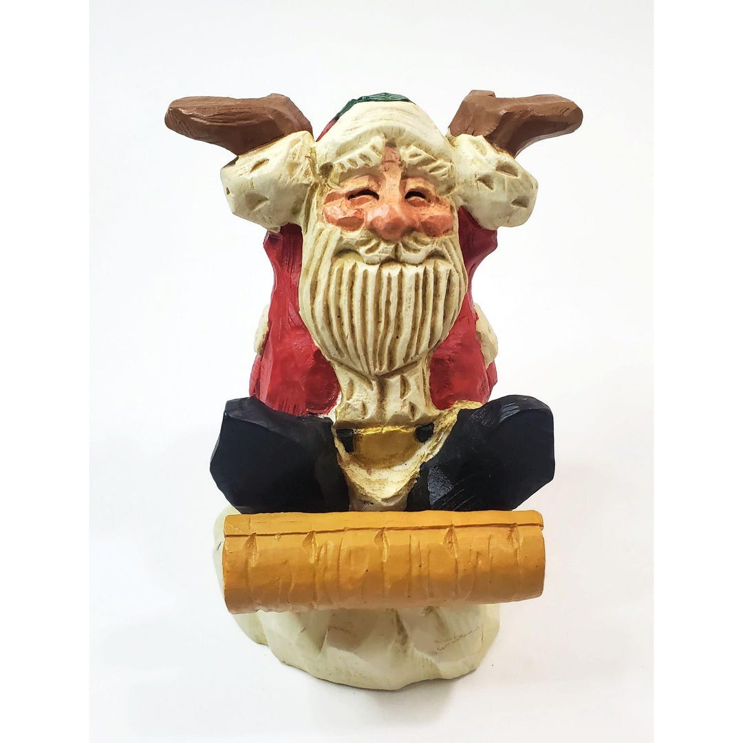 David Frykman Santa on A Sled Christmas Collection Figurine 1995 - Etsy