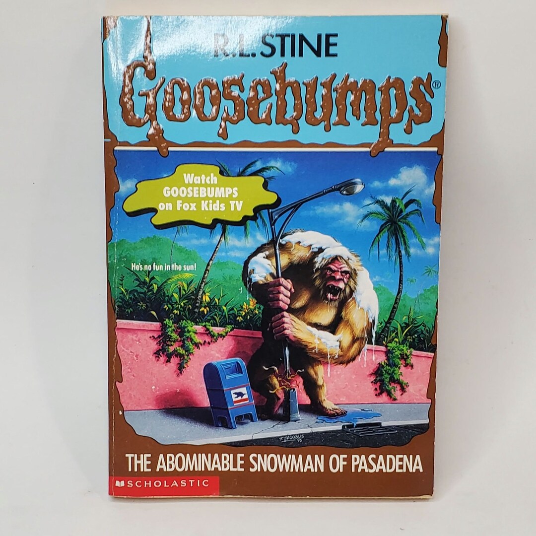 Goosebumps the Abominable Snowman of Pasadena by R.L. Stine 1995 - Etsy