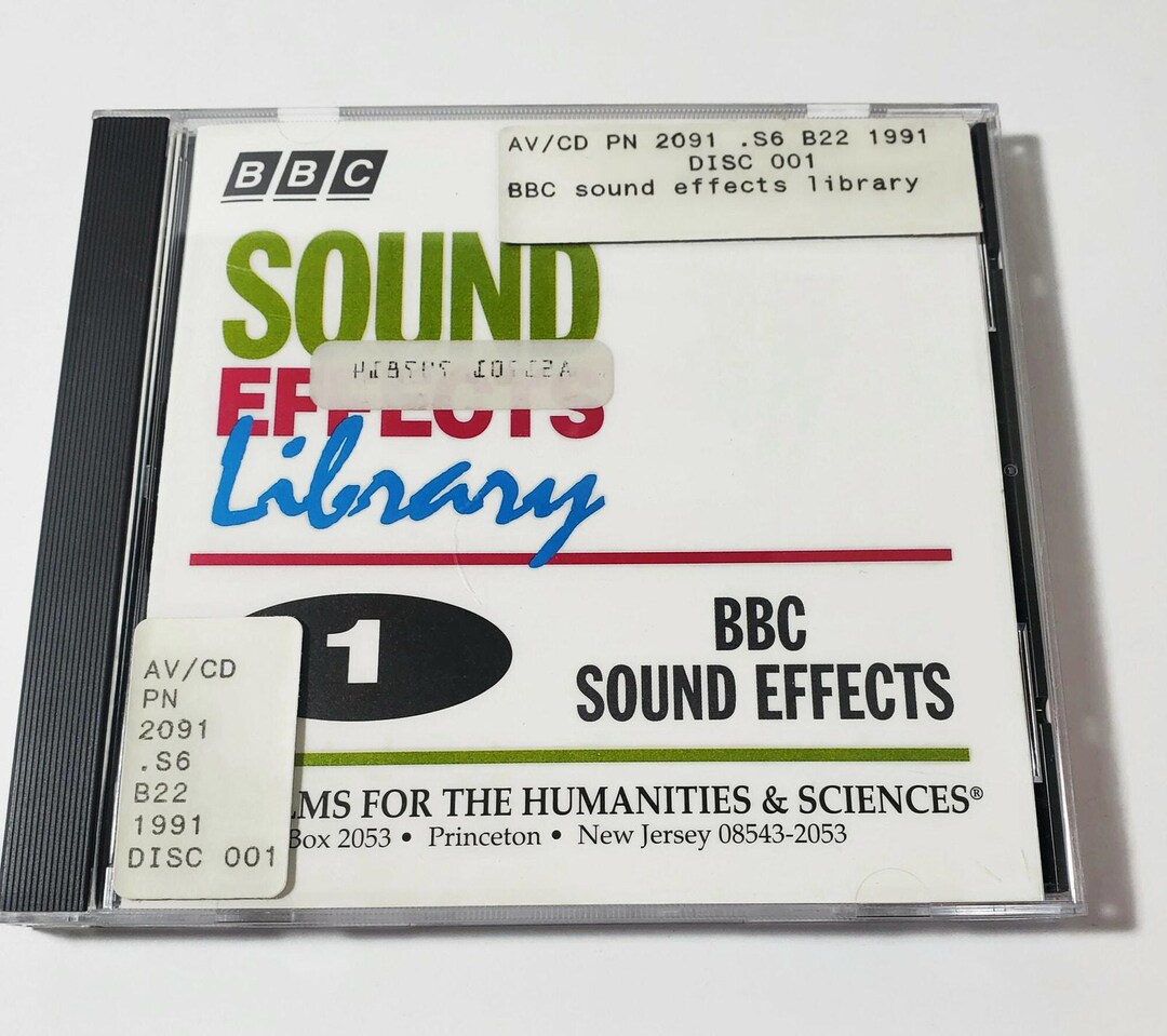 BBC Sound Effects Library Disc 1 CD 1991 - Etsy
