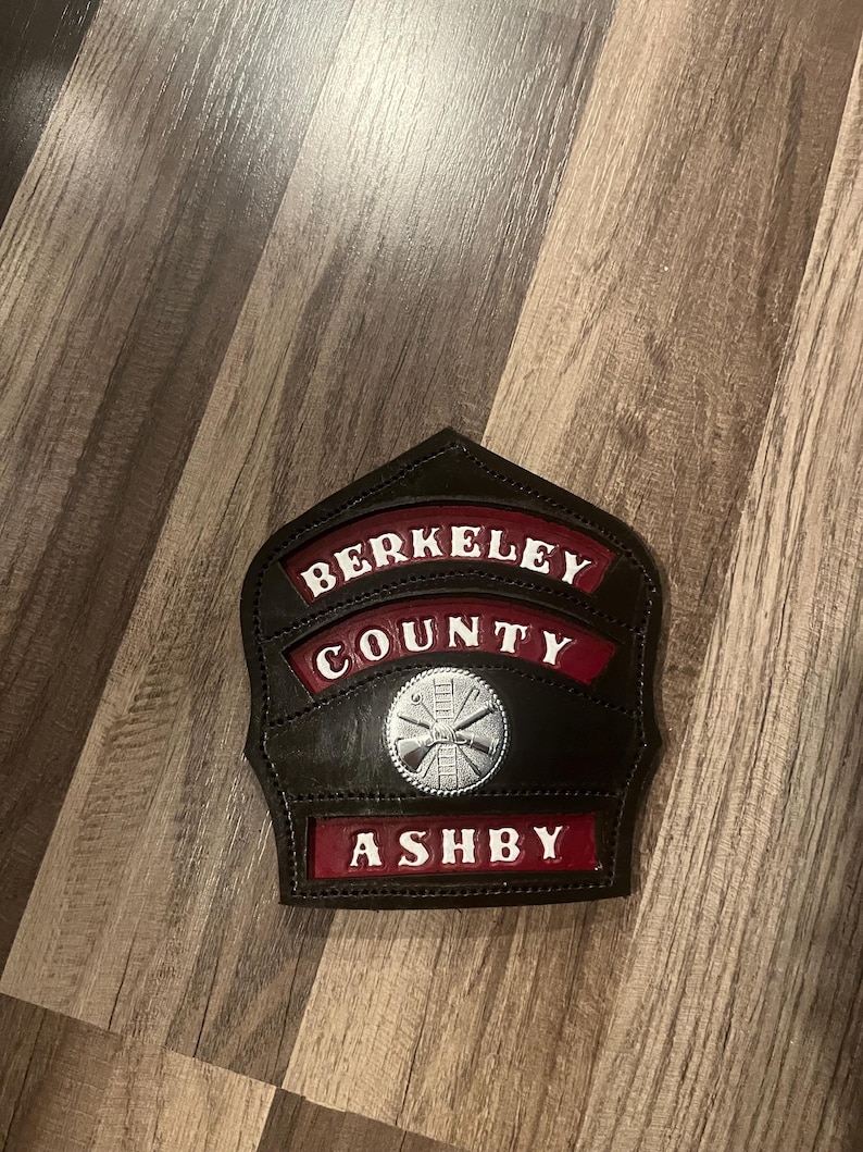 Custom Hand Stamped Fire Helmet Shield - Etsy