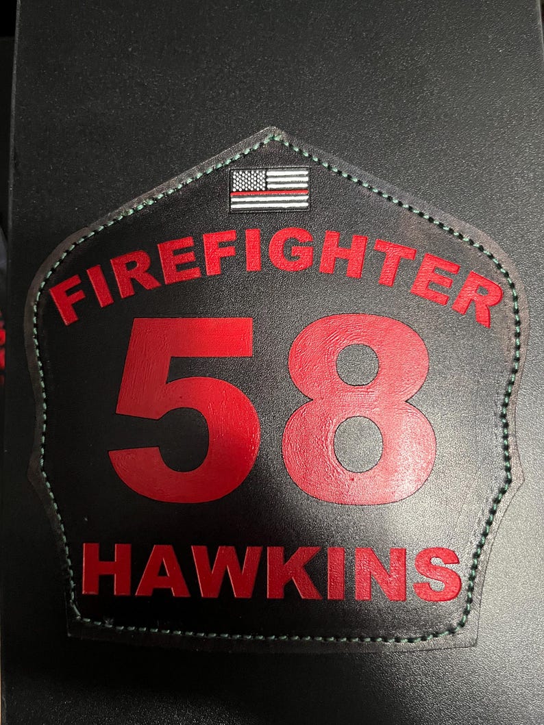 Custom Laser Cut Fire Helmet Shield - Etsy