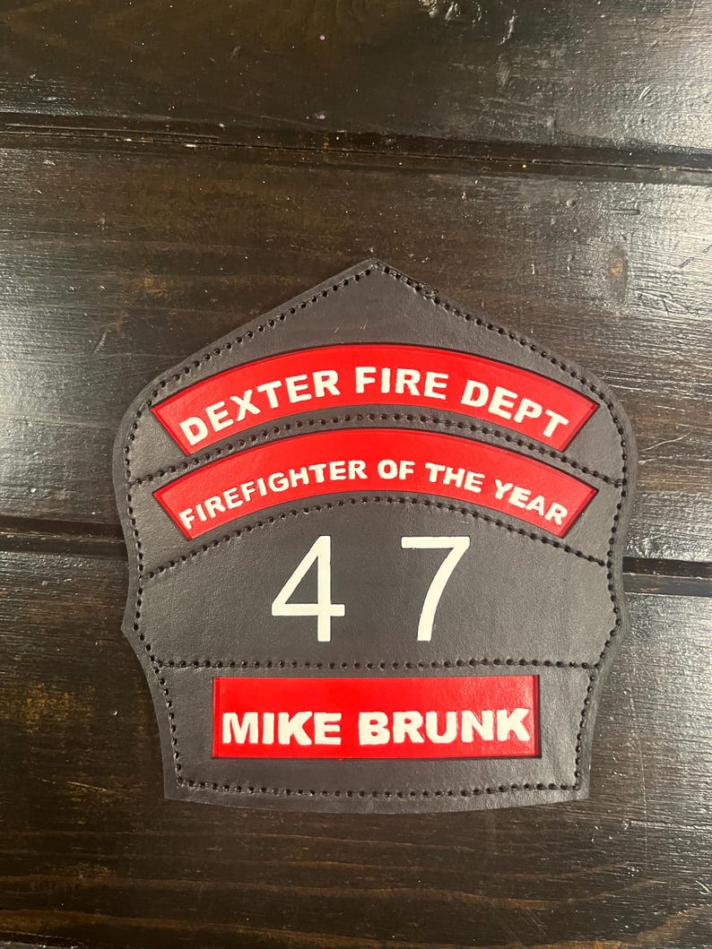 Custom Fire Helmet Shield - Etsy