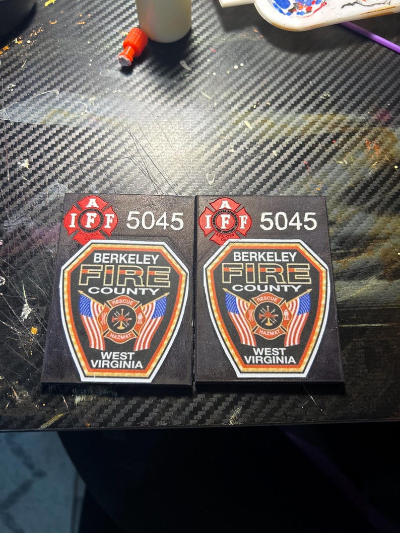 Custom Firefighter Helmet Cards - Etsy