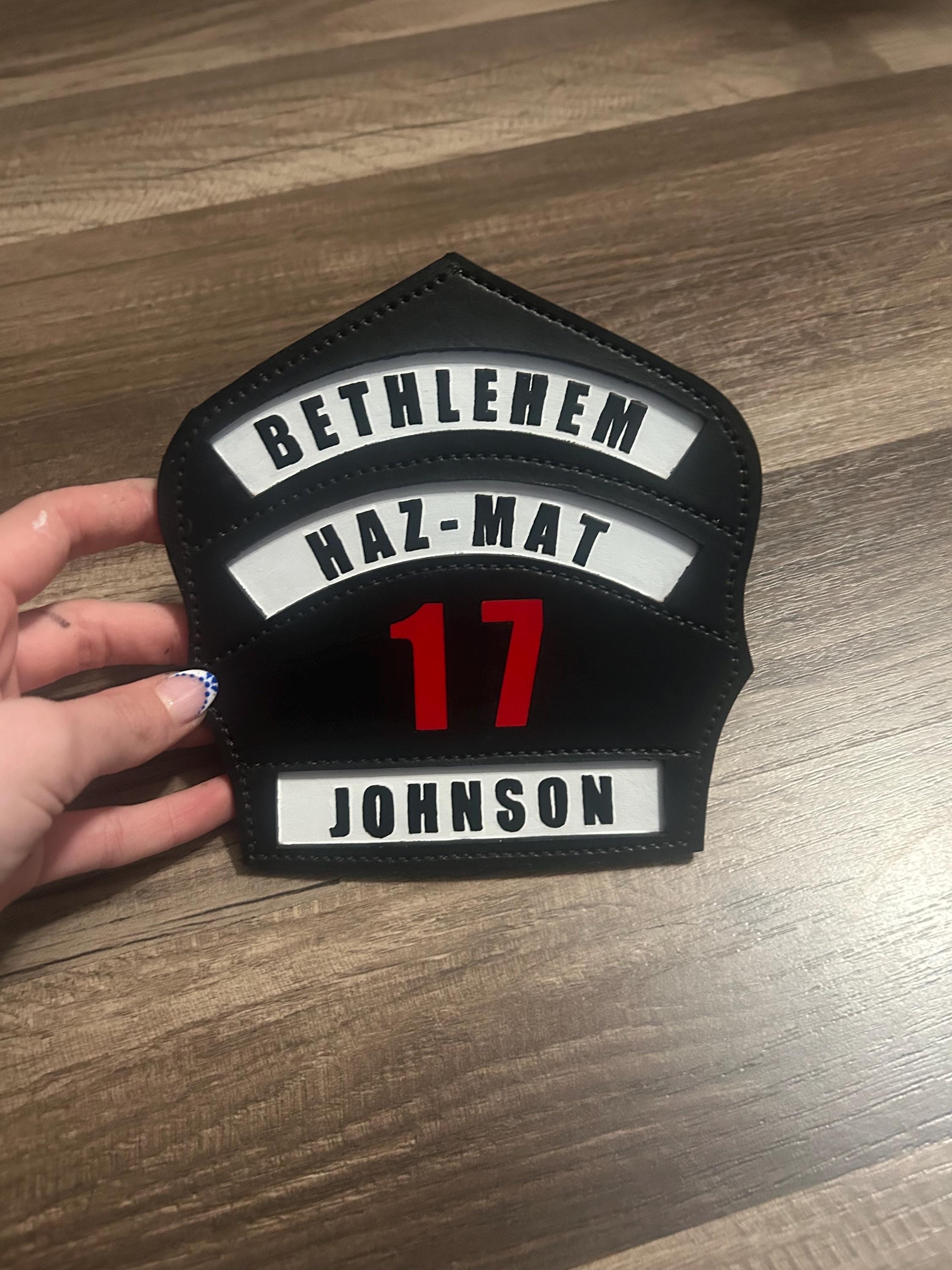 Custom Fire Helmet Shield - Etsy