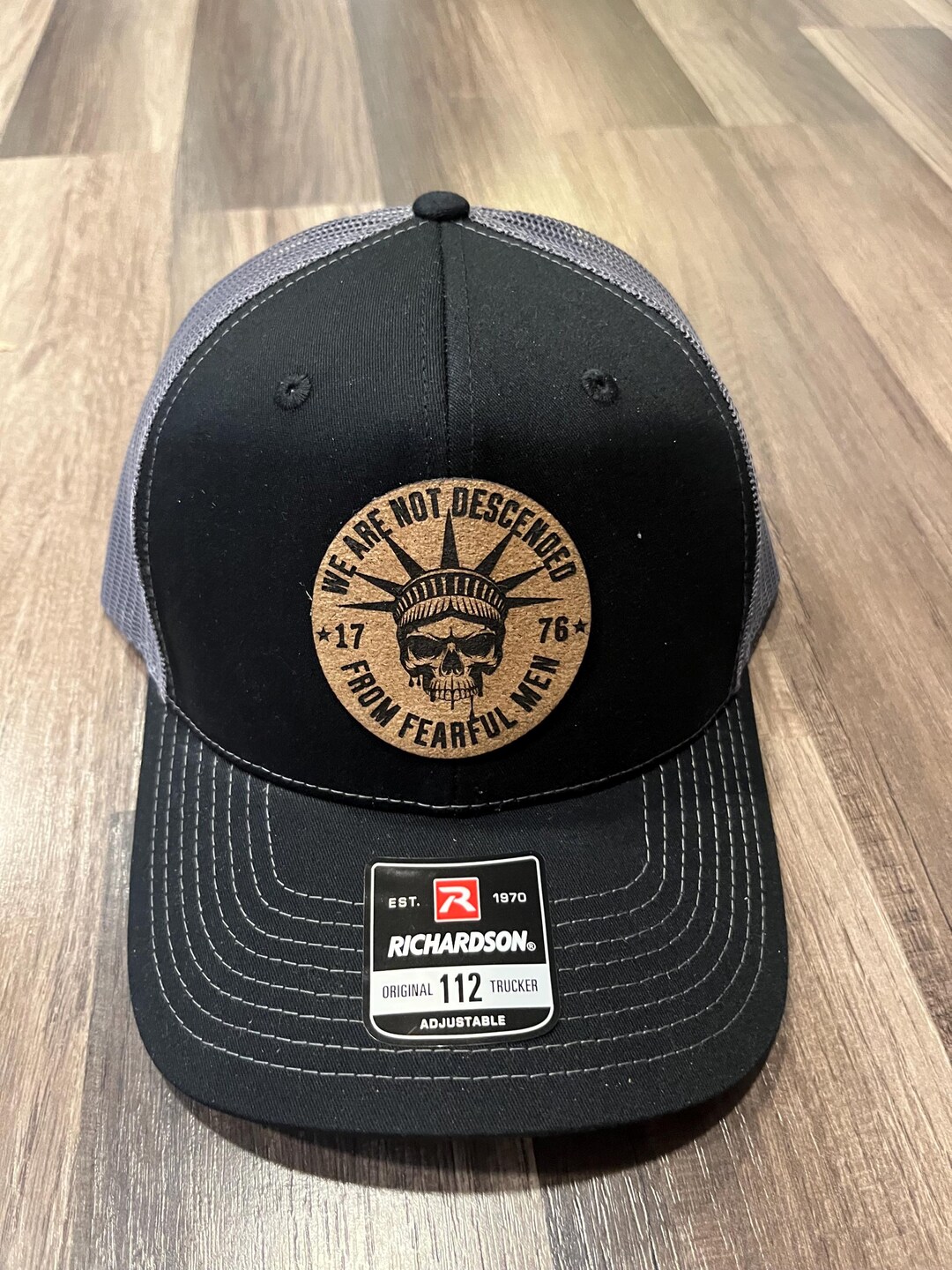 Custom Leather Patch Hats - Etsy