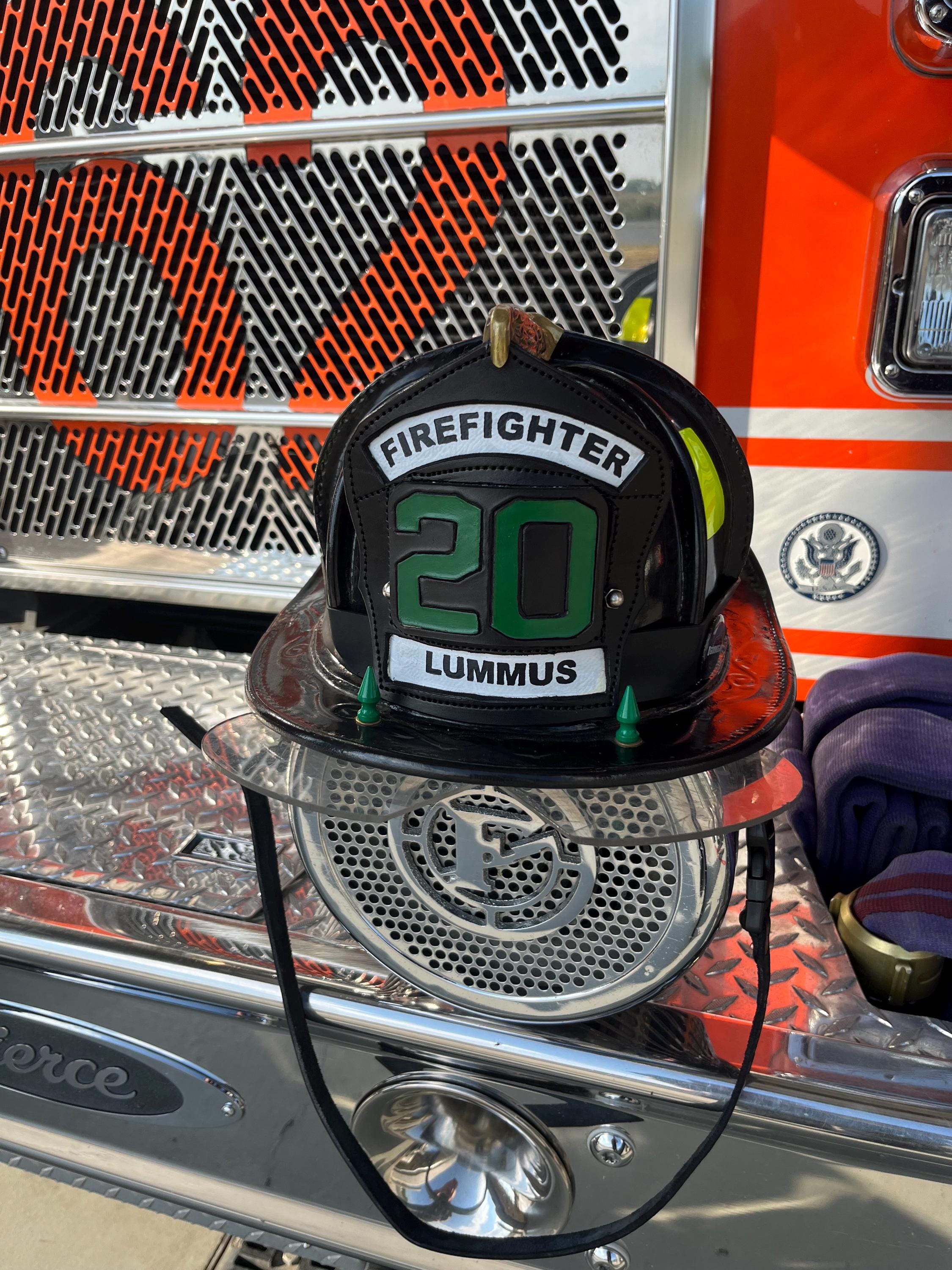 Custom Fire Helmet Shield - Etsy