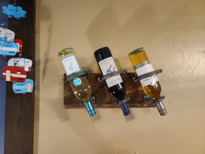 Rustic Wine Rack - Etsy