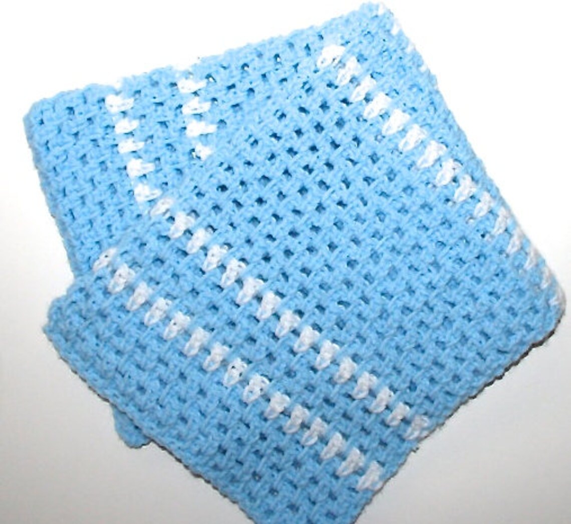 Easy Baby Blanket Crochet Pattern Light and Airy Reversible Baby ...