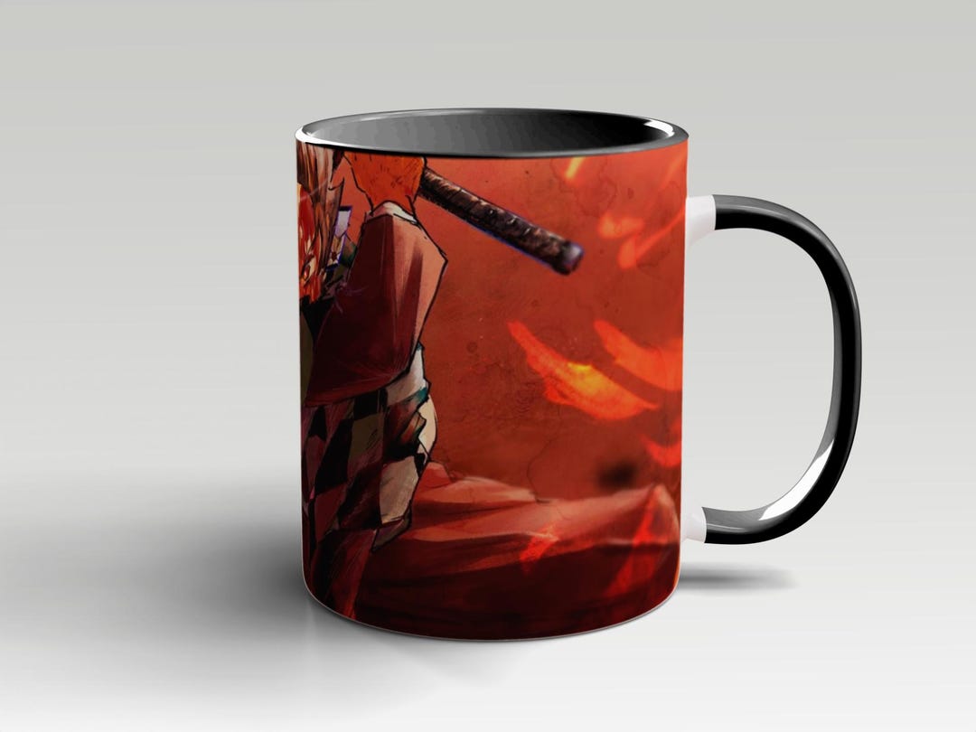 Demon Slayer Ceramic Tea Cup, Anime Fantasy Coffee Mug, RPG Gamer Gift ...