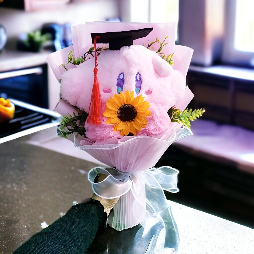 Crochet Flowers Kirby Bouquet -graduation Bouquet - Mother Day Gift ...