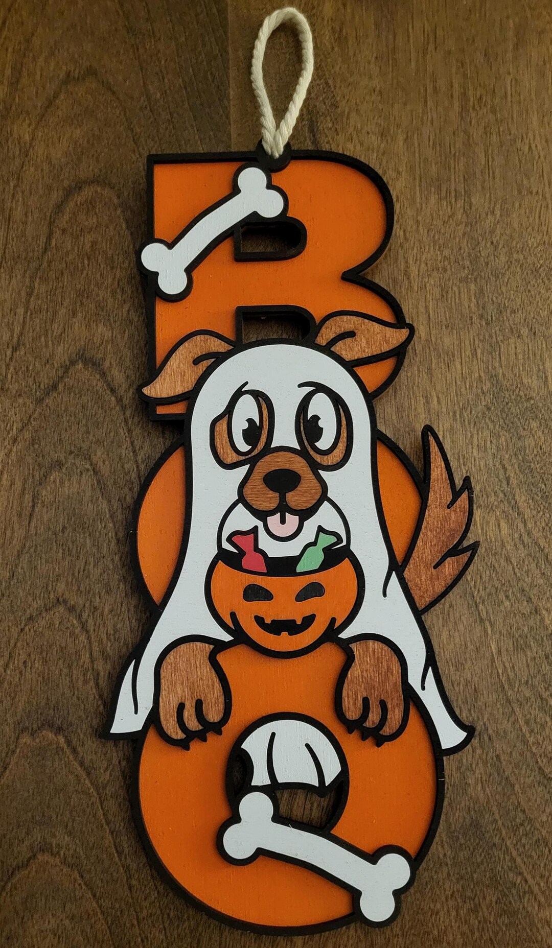 BOO Dog Sign for Halloween - Etsy