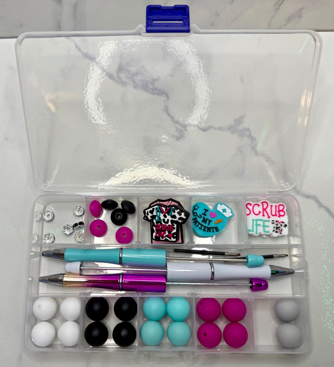 DIY Bead Kit - Nurse, Silicone Bead Kit, Bulk Silicone Beads - Etsy