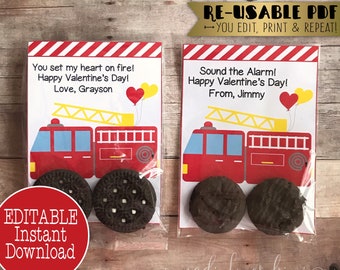 Printable Oreo Valentine | Etsy