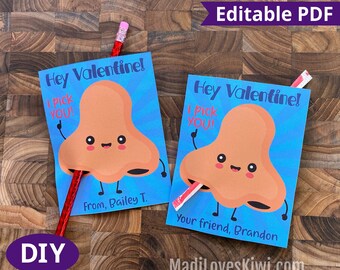 Picking Nose Card - Etsy