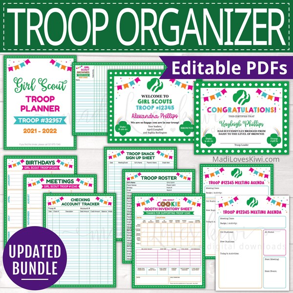 Girl Scout Planner - Etsy