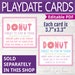 Editable Playdate Calling Card for Kid Printable, Summer Play Date ...