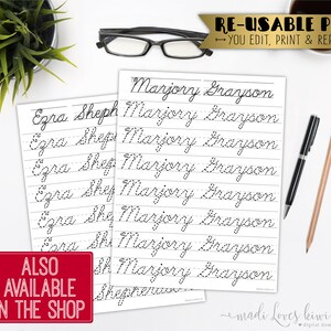 Editable Phone Number Tracing Practice Worksheet, Preschool Name ...