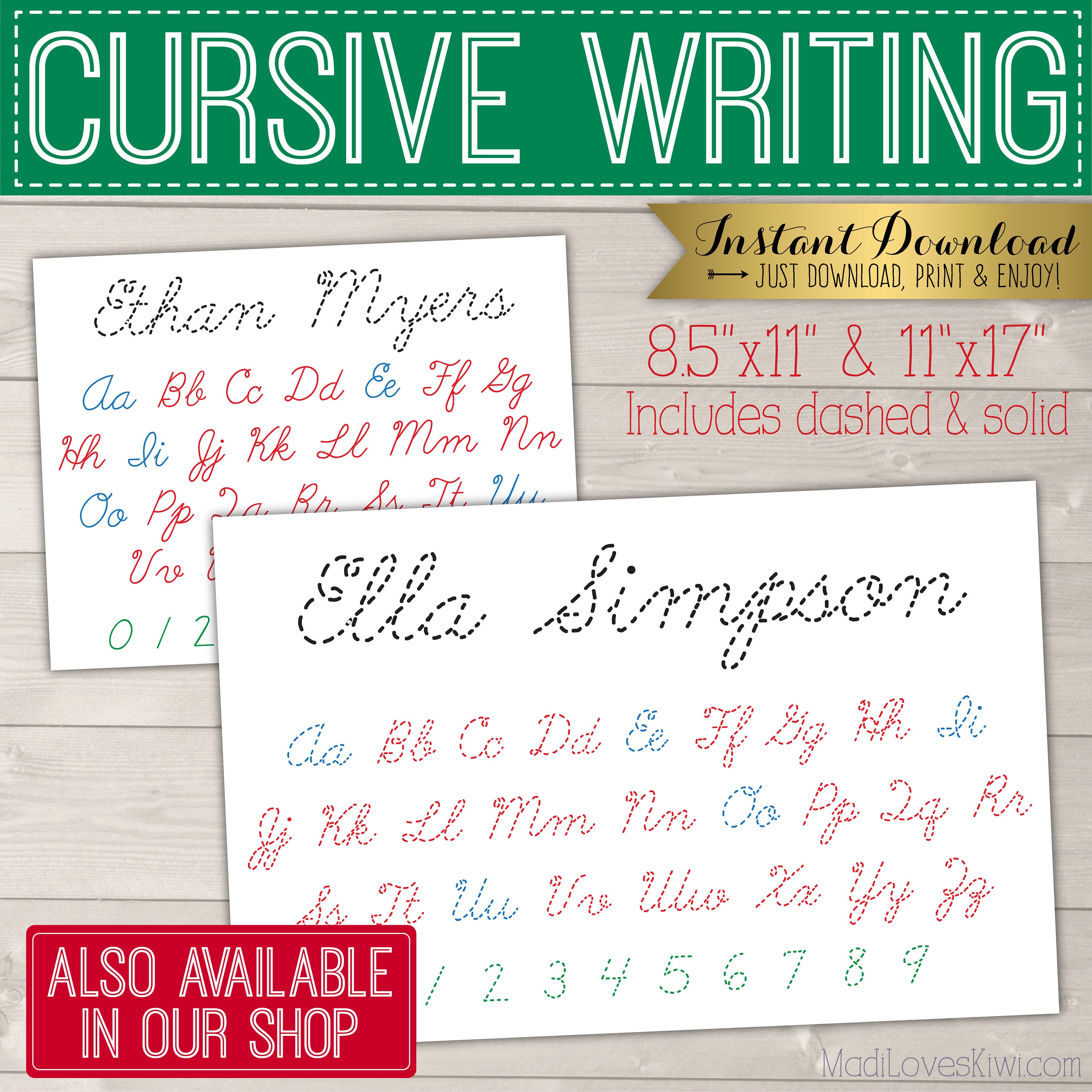 Printable Name Writing Worksheet Editable Handwriting Print | Etsy