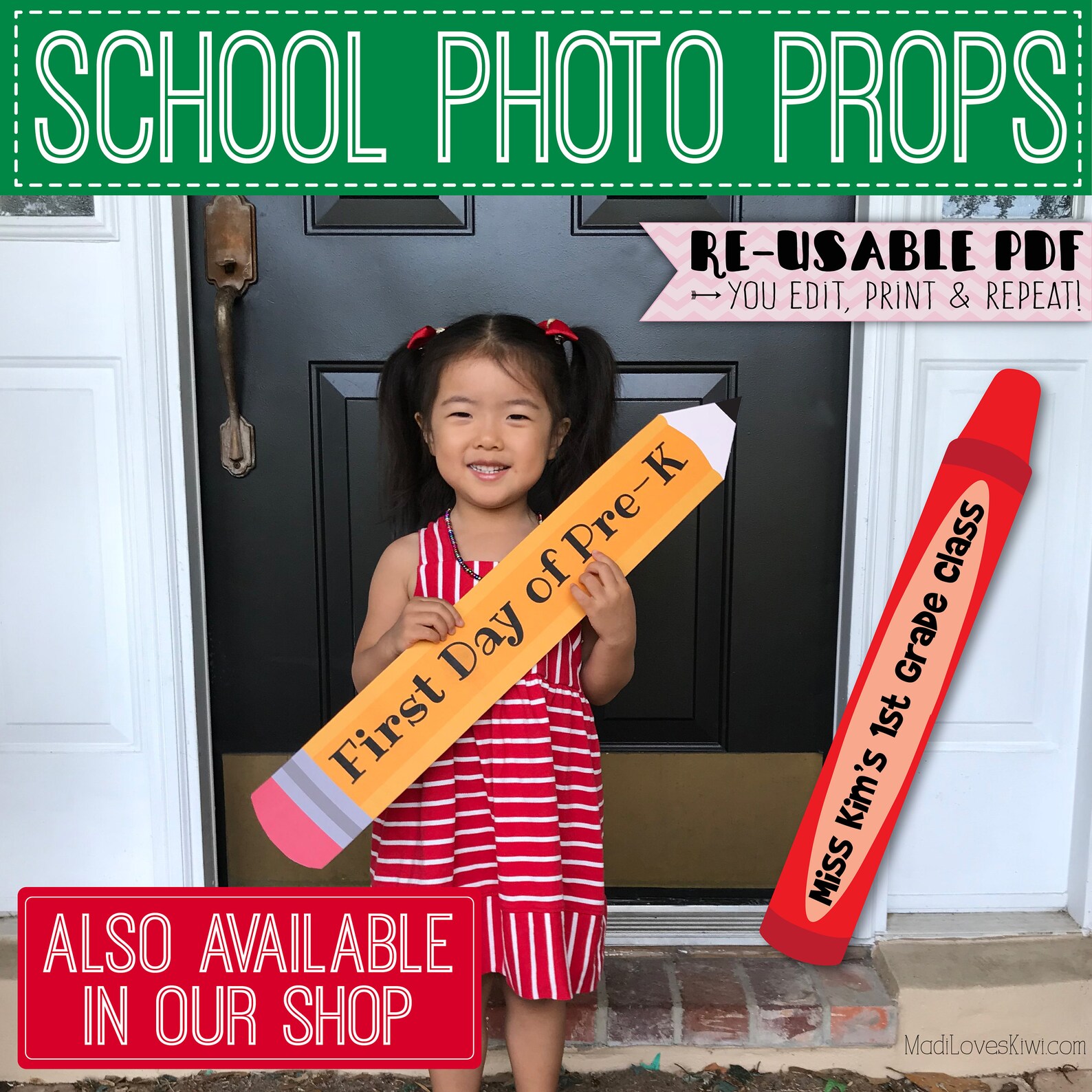 Printable Pencil Welcome Banner Rainbow Colored Back to | Etsy Canada