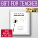 Buy Teacher Appreciation Gift Printable, Room Service Door Hanger ...