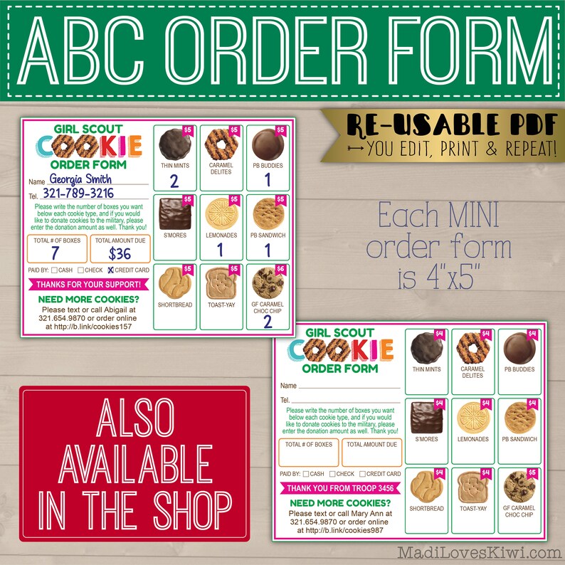 2023 ABC Girl Scout Car Magnet QR Code Cookie Sign Decal - Etsy