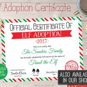 Mini Editable Elf Photo Prop, Printable Instagram Selfie Kit ...